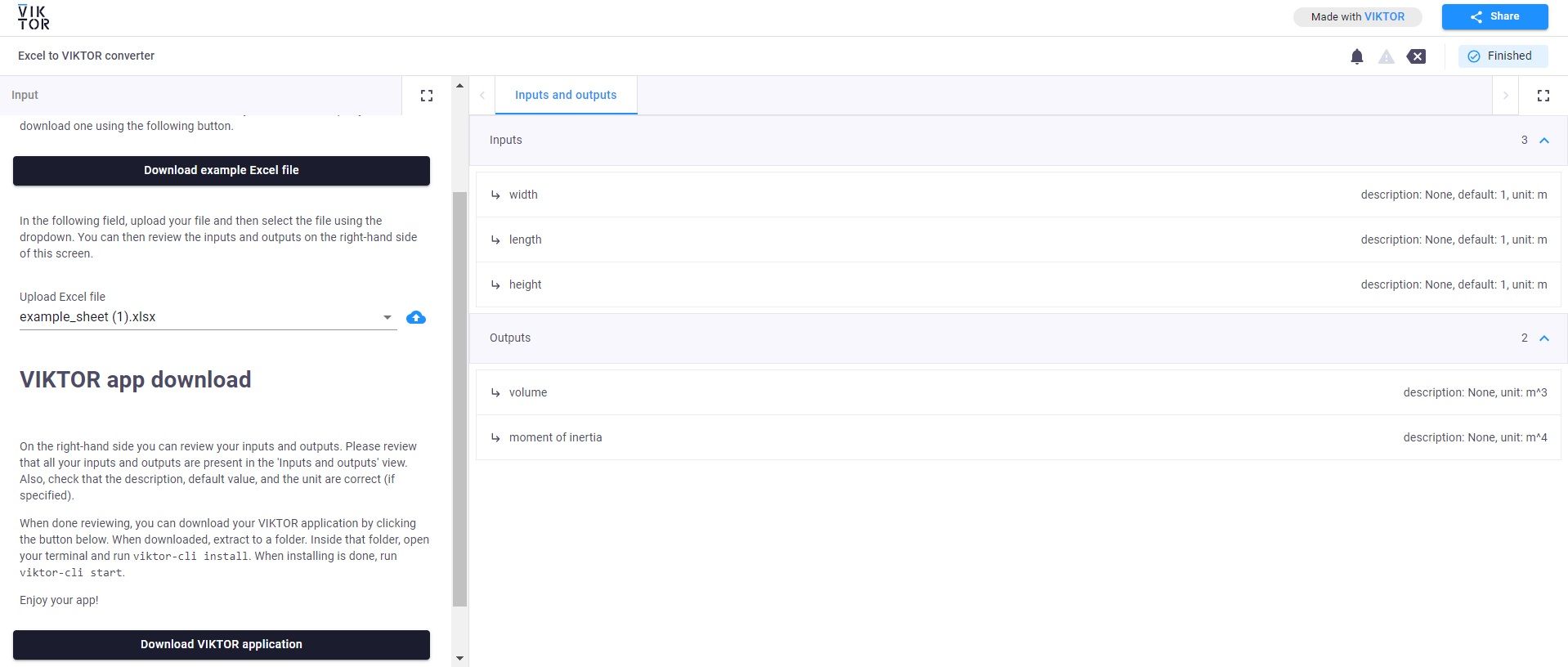 VIKTOR Turn Your Excel File Into A Web App In 10 Seconds